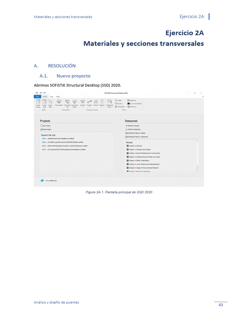 P2 - Ejercicio 2A - Materiales y Secciones Transversales | PDF | Ingeniero civil | Ingeniería ...