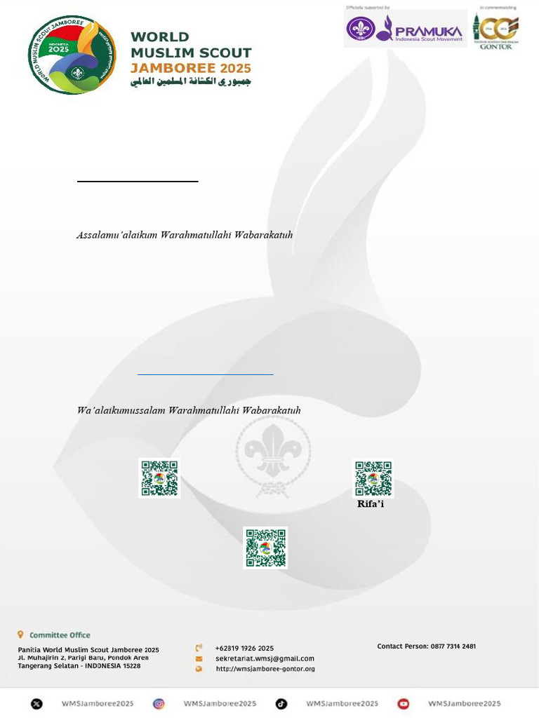 Undangan WMSJ 2025 | PDF