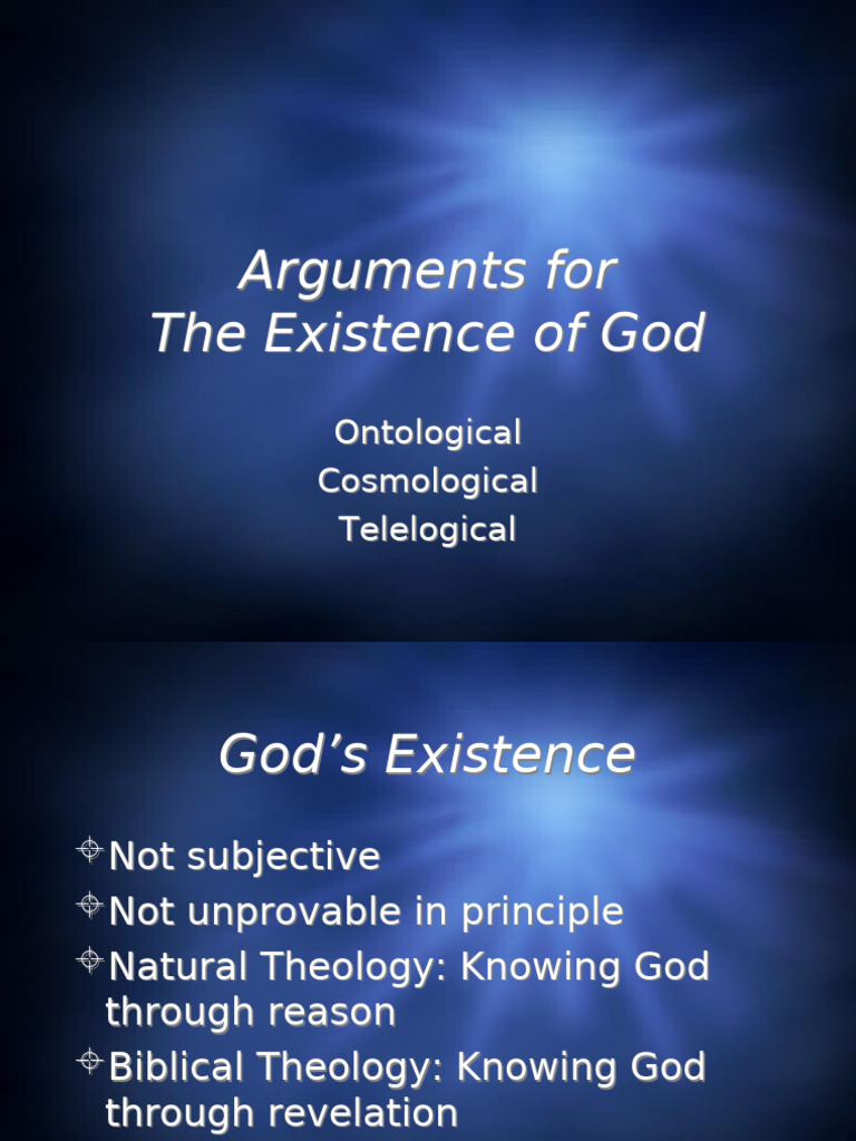 phl203_w11_God | PDF | Existence Of God | Western Philosophy