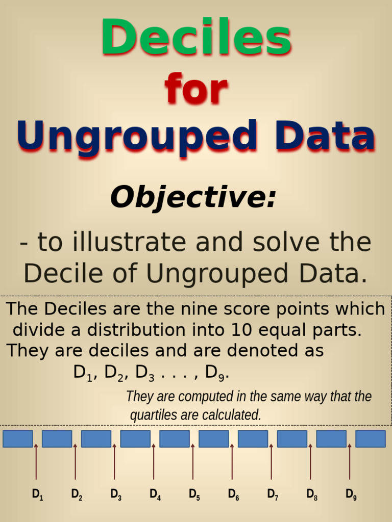 2. Decile of Ungrouped Data | PDF