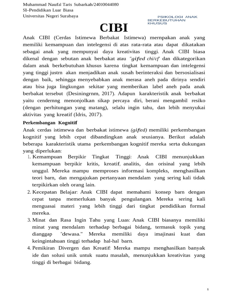 Buku Psi. Abk Cibi | PDF