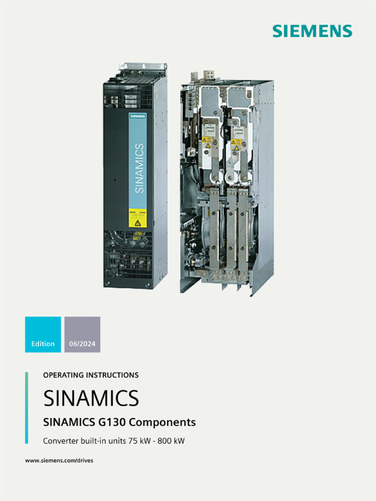 Sinamics g130 Components En-Us | PDF | Electrostatic Discharge | Power ...