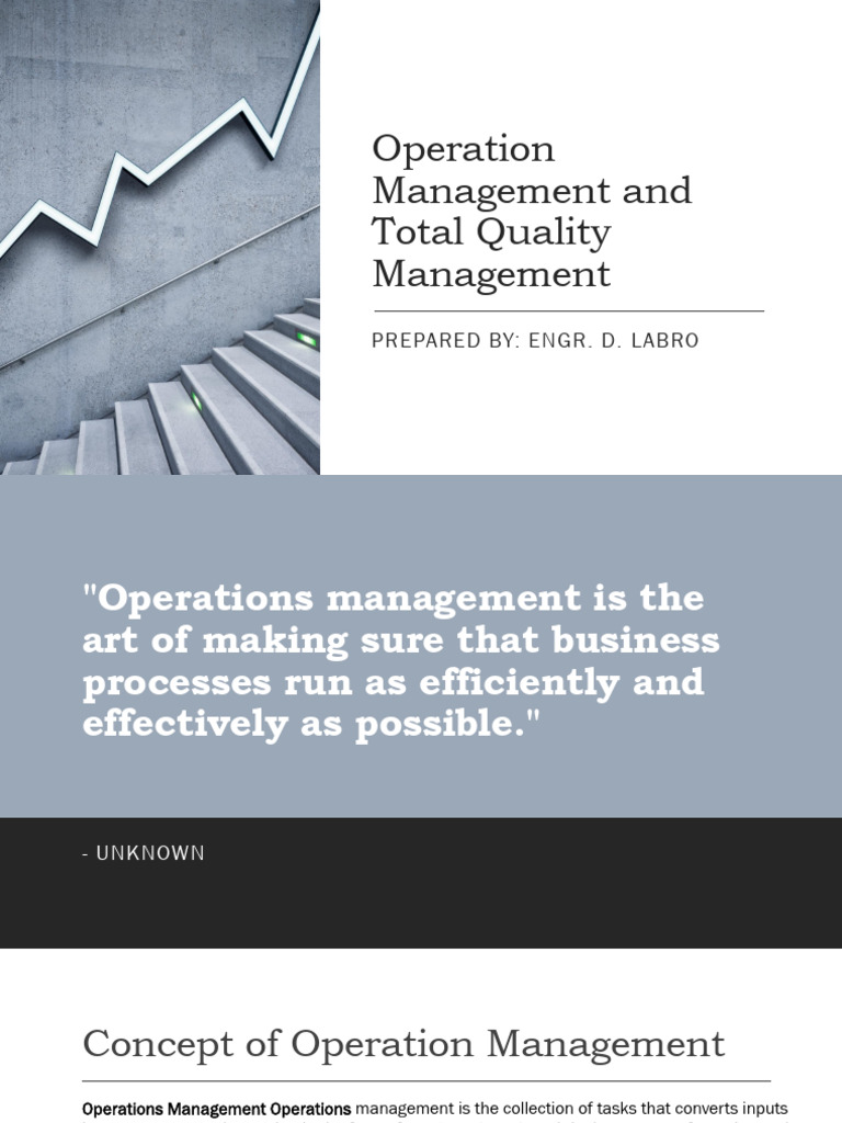 OM TQM Merged Module | PDF | Lean Manufacturing | Benchmarking