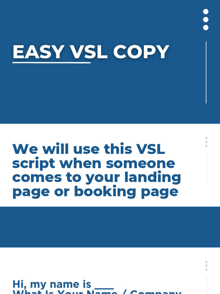 EASY VSL COPY | PDF