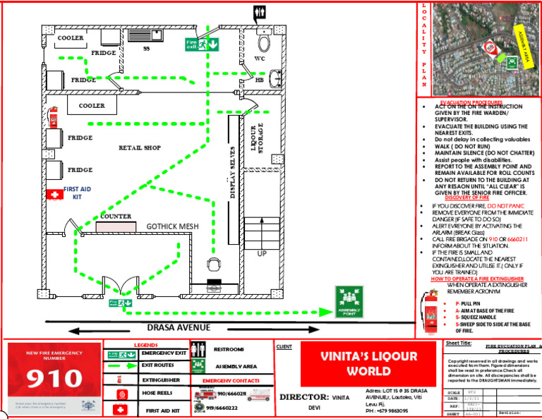 Fire Evacuation Plan and Procedures | PDF | Occupational Safety And ...