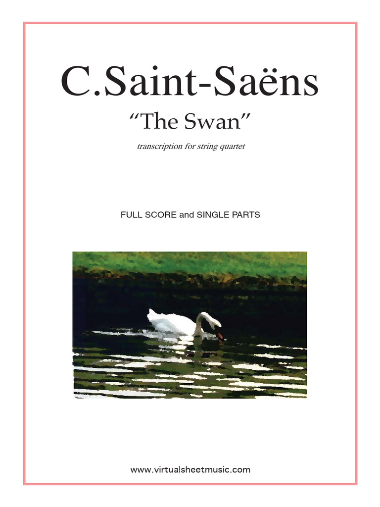 Swans Quartet | PDF | Quartet | Sheet Music