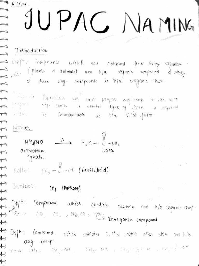 Iupac 1 | PDF
