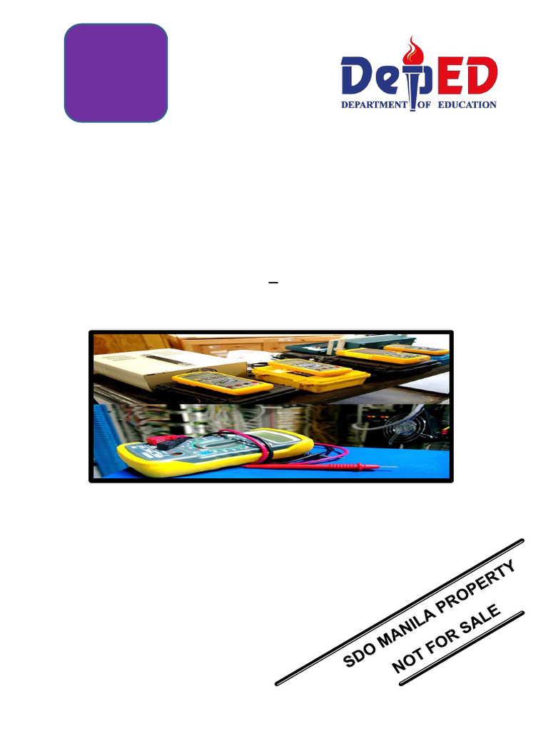 EPAS TVE 8 - Q1 - Mod8 FINAL | PDF | Power Supply | Voltage
