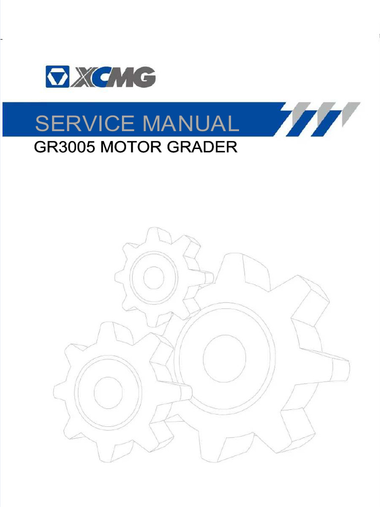 XCMG gr3005 Workshop Service Manual | PDF | Mechanical Engineering