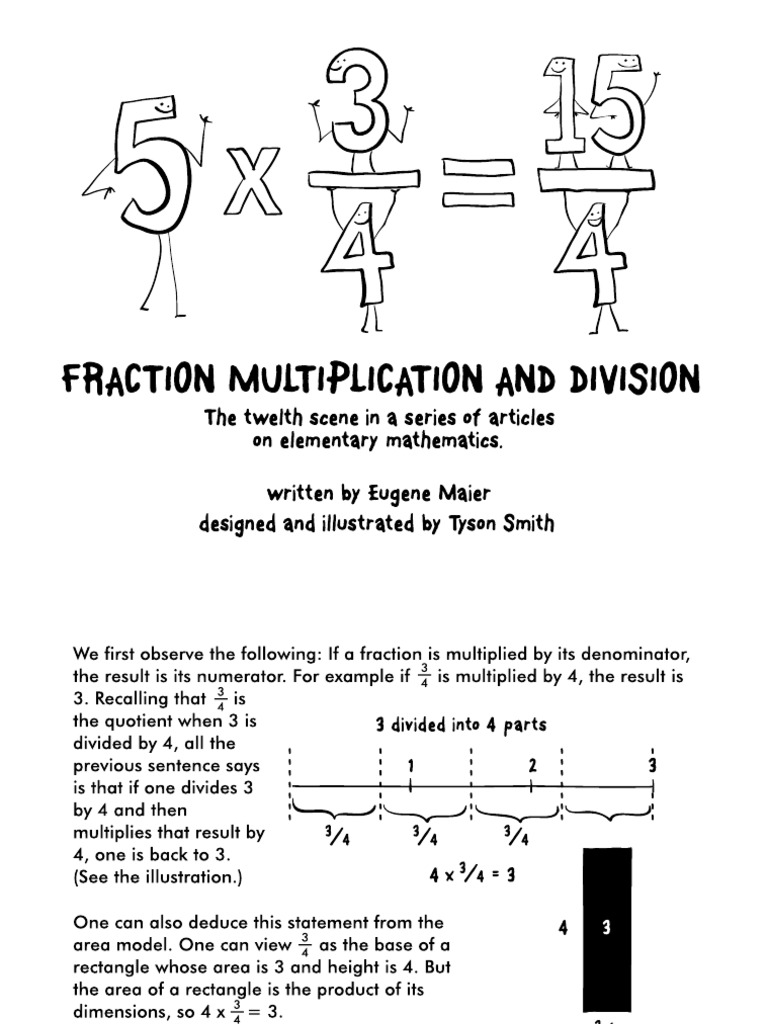 Scene 12, Multiplying & Dividing Fractions | PDF