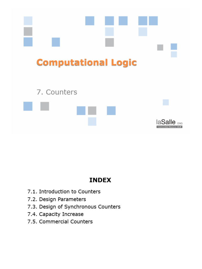 T7_Counters | PDF | Electrical Engineering | Electronic Engineering