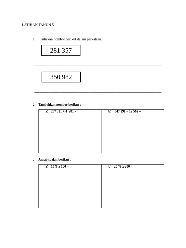 Latihan Mt Tahun 5 Pdf