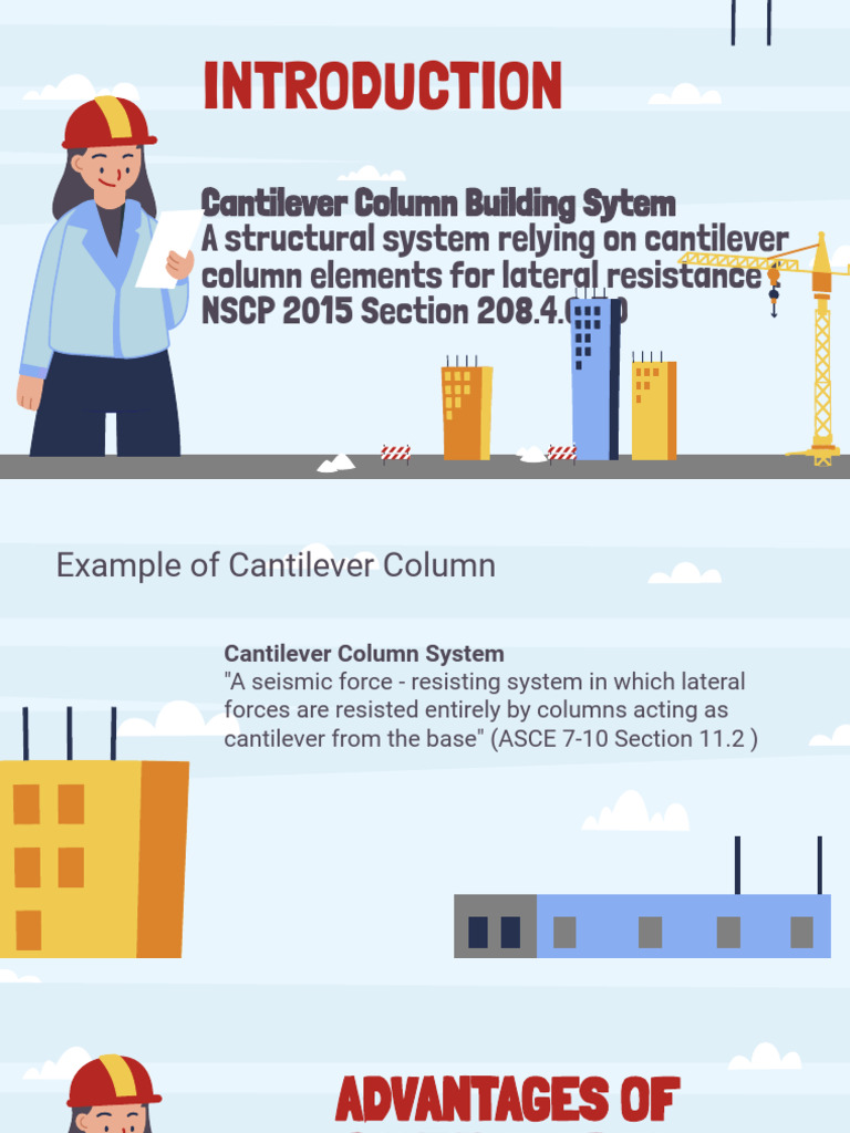 Cantilever Column Building Systems Overview | PDF | Concrete | Precast ...