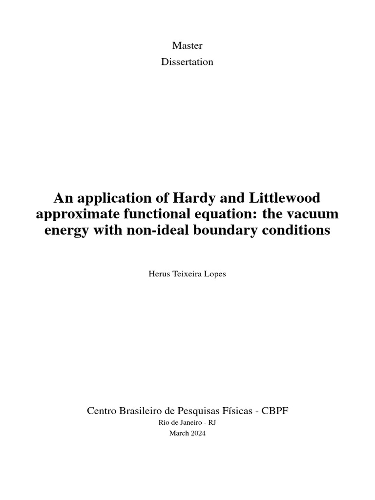 Dissertação Herus VP 2 | PDF | Field (Physics) | Gauge Theory