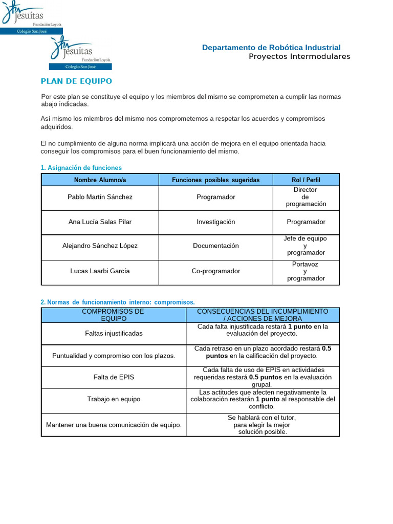 Plan de Equipo | PDF | Diseño | Red eléctrica