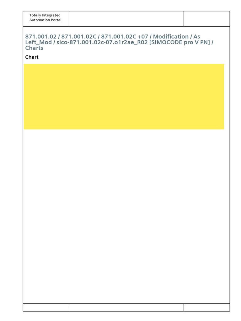 Modification On Simocode Motor Starter +02C-07.H1I2ae Module R01 | PDF
