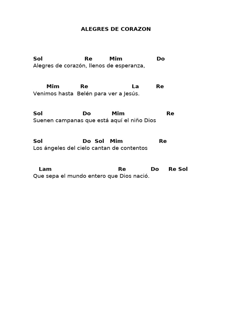 Alegres de Corazon | PDF