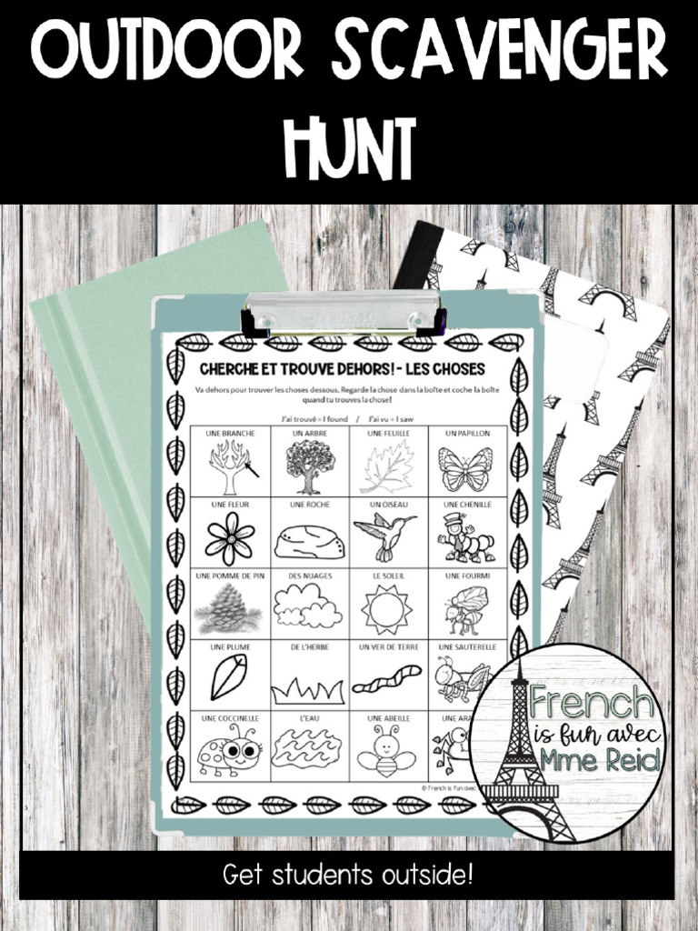 FREEFrenchOutdoorScavengerHunt 1 | PDF | Copyright | Download