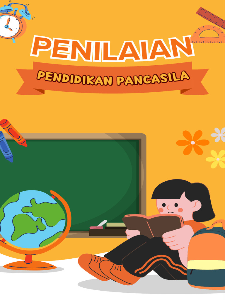 Kuning Warna Warni Ilustrasi Sampul Modul Pembelajaran Anak | PDF