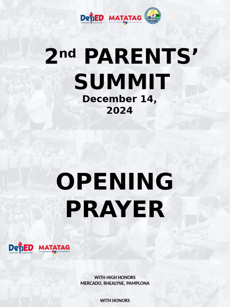Parent Summit 12 14 2024 | PDF