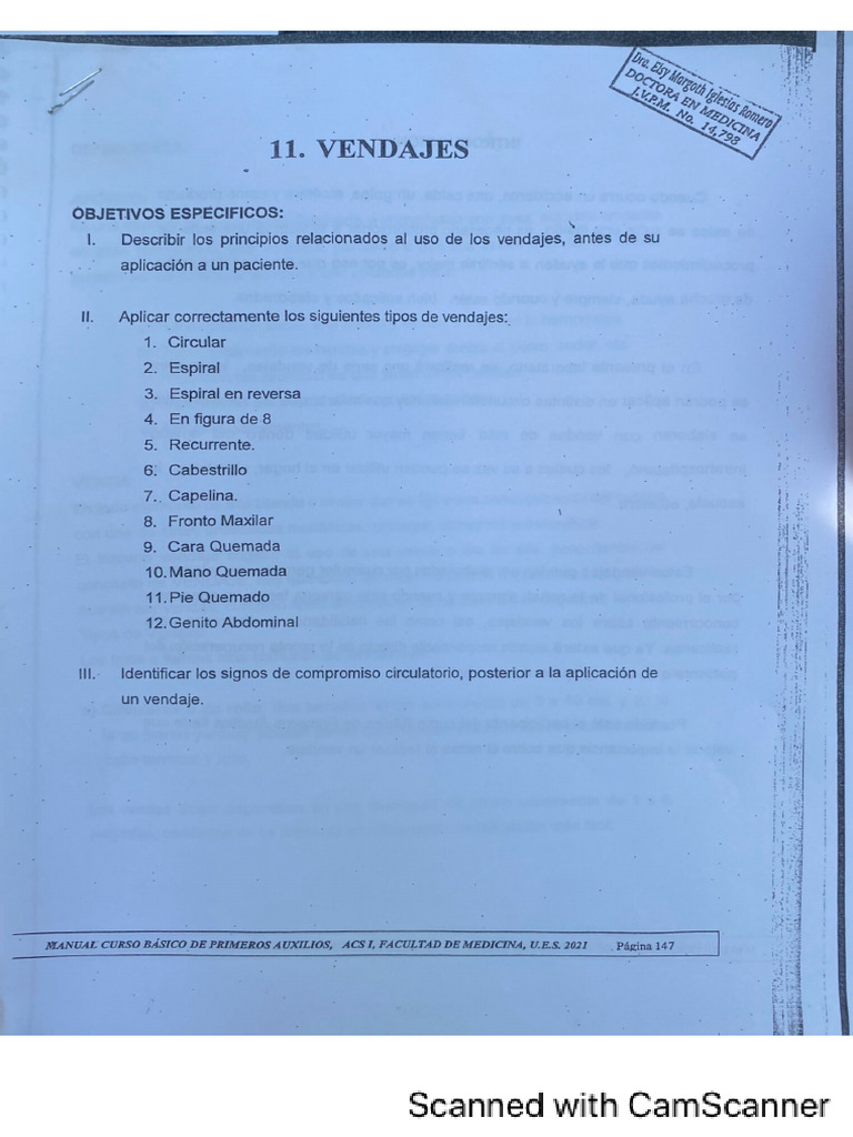 Vendaje | PDF