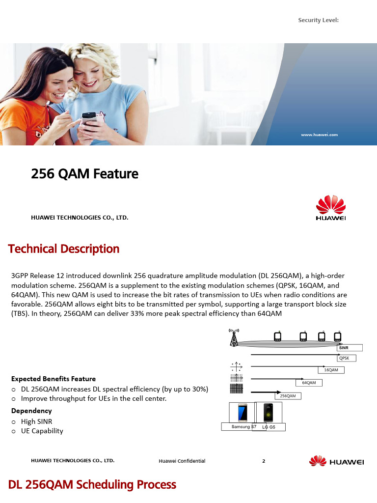 256QAM in Huawei Networks | PDF | Lte (Telecommunication ...