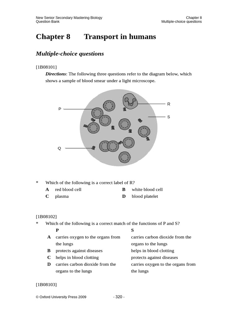 CH8_Transport in human | PDF | Artery | Vein