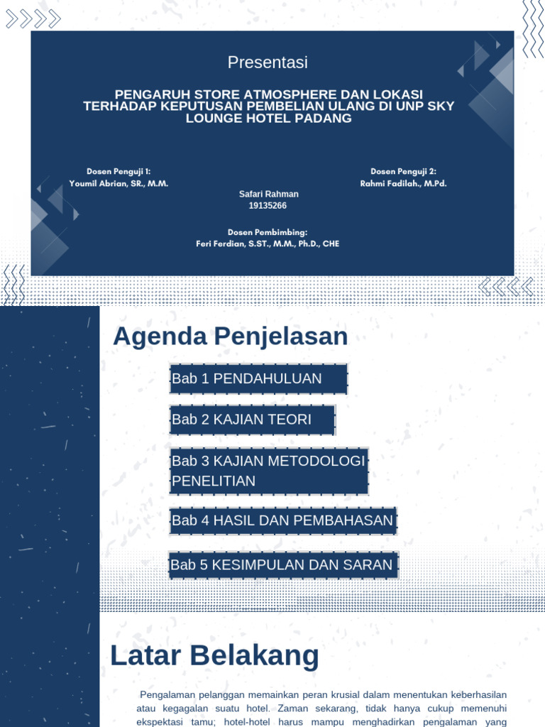 Biru Putih Abstrak Minimalis Seminar Proposal Presentasi | PDF