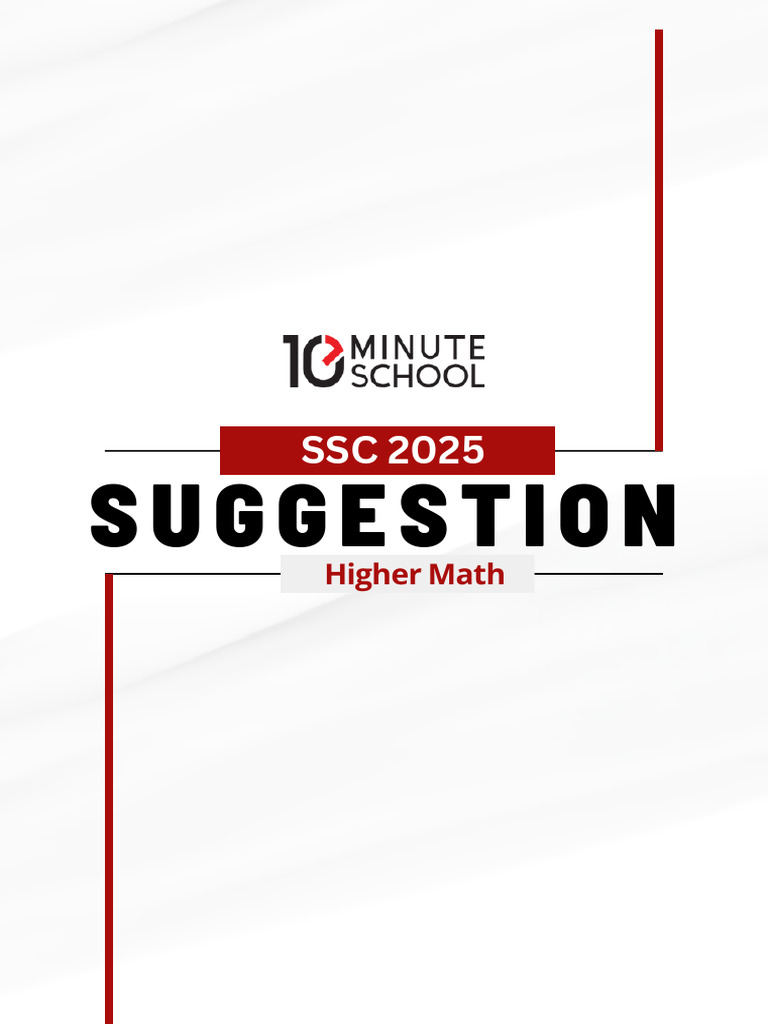 Higher Math | PDF