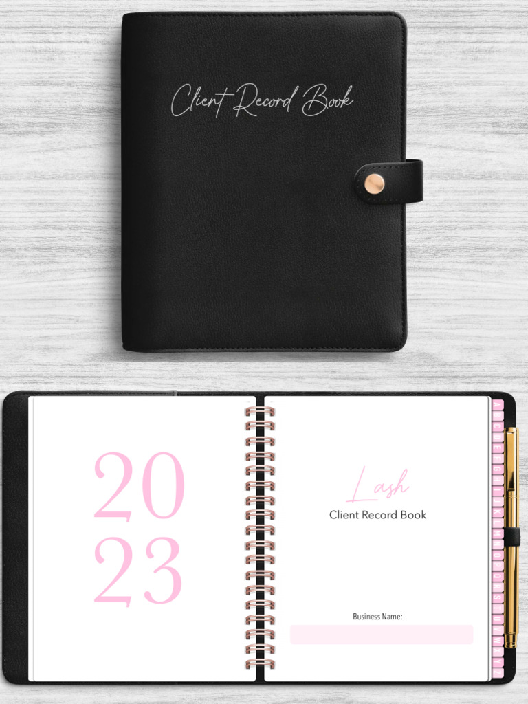 Lash Client Record Book Pink | PDF | Glasses | Ophthalmology