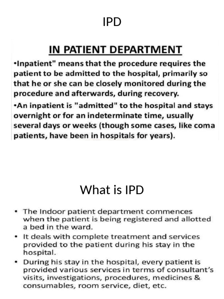 IPD | PDF