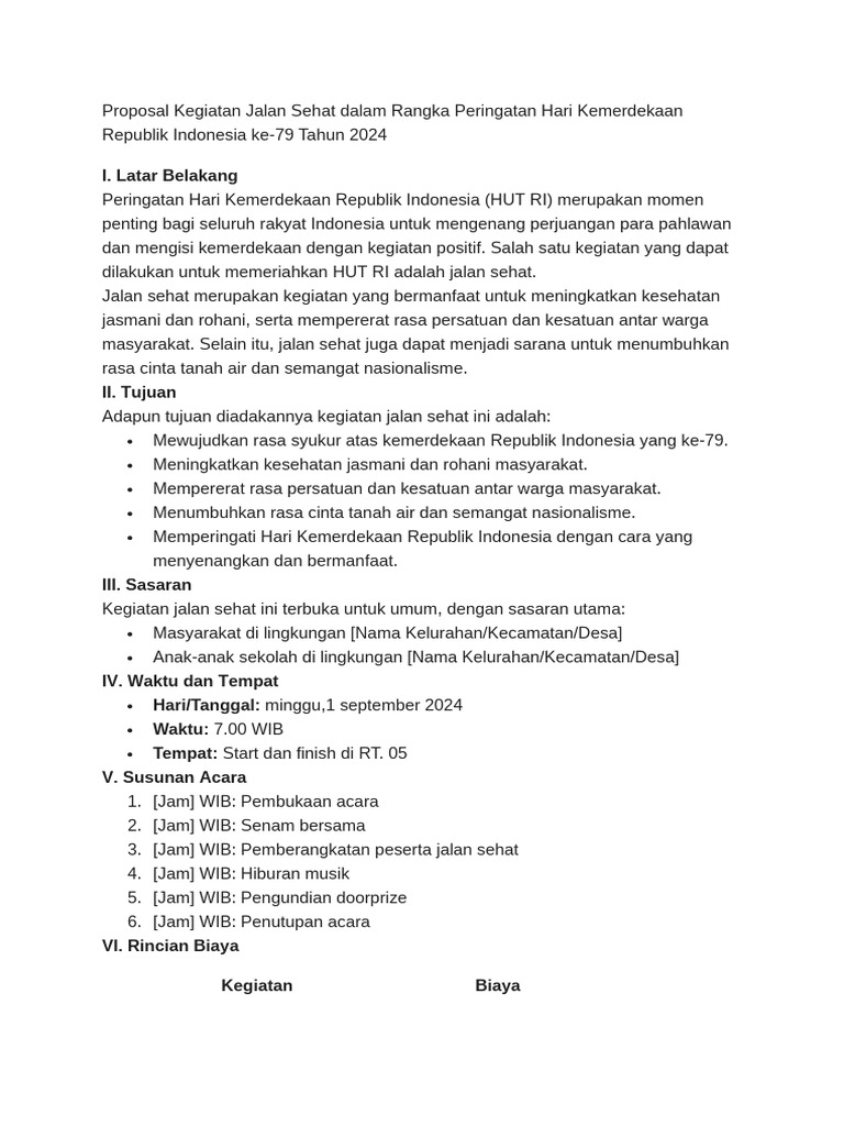 Kerangka Proposal 17 San | PDF