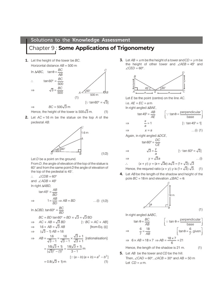 I SucceedMath10thStandardCh9 | PDF | Geometry | Euclidean Geometry