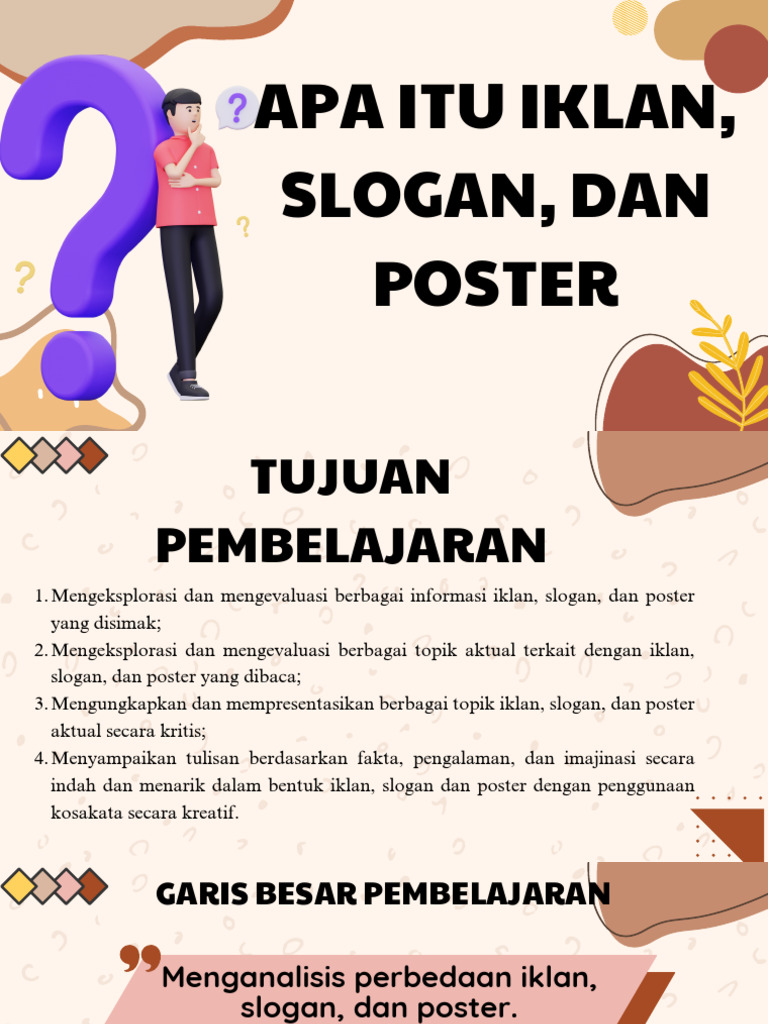 Memahami Iklan, Slogan, dan Poster | PDF