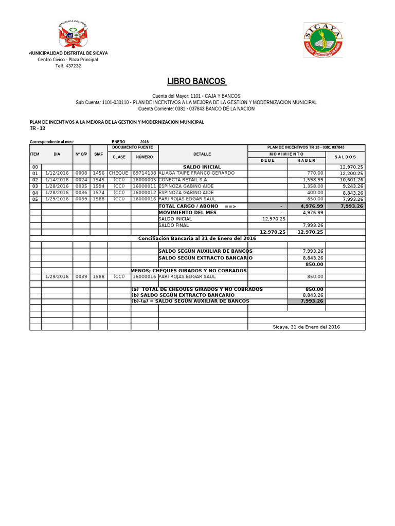 Libro Bancos | PDF | Bancos | Cuenta bancaria