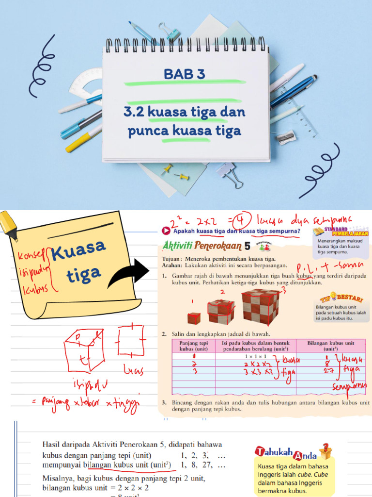 BAB 3 - 3.2 Kuasa 3 Dan Punca Kuasa 3 | PDF