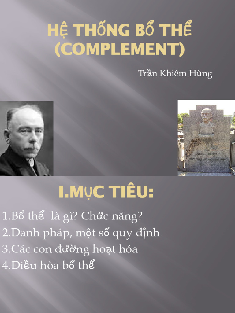 HỆ THỐNG BỔ THỂ COMPLEMENT | PDF
