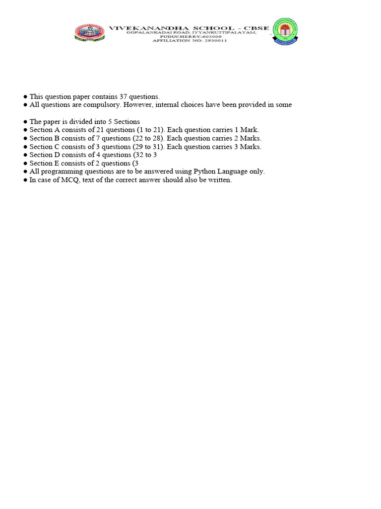 revison test 3 | PDF | Parameter (Computer Programming) | Scope ...