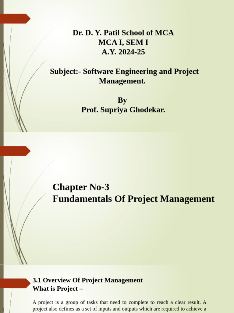SEPM Chapter No-3 | PDF | Risk | Version Control