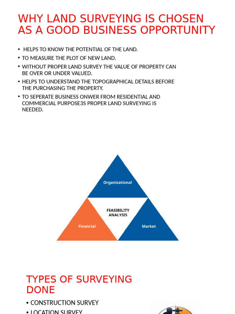 Land Survey Types and Possiblities | PDF