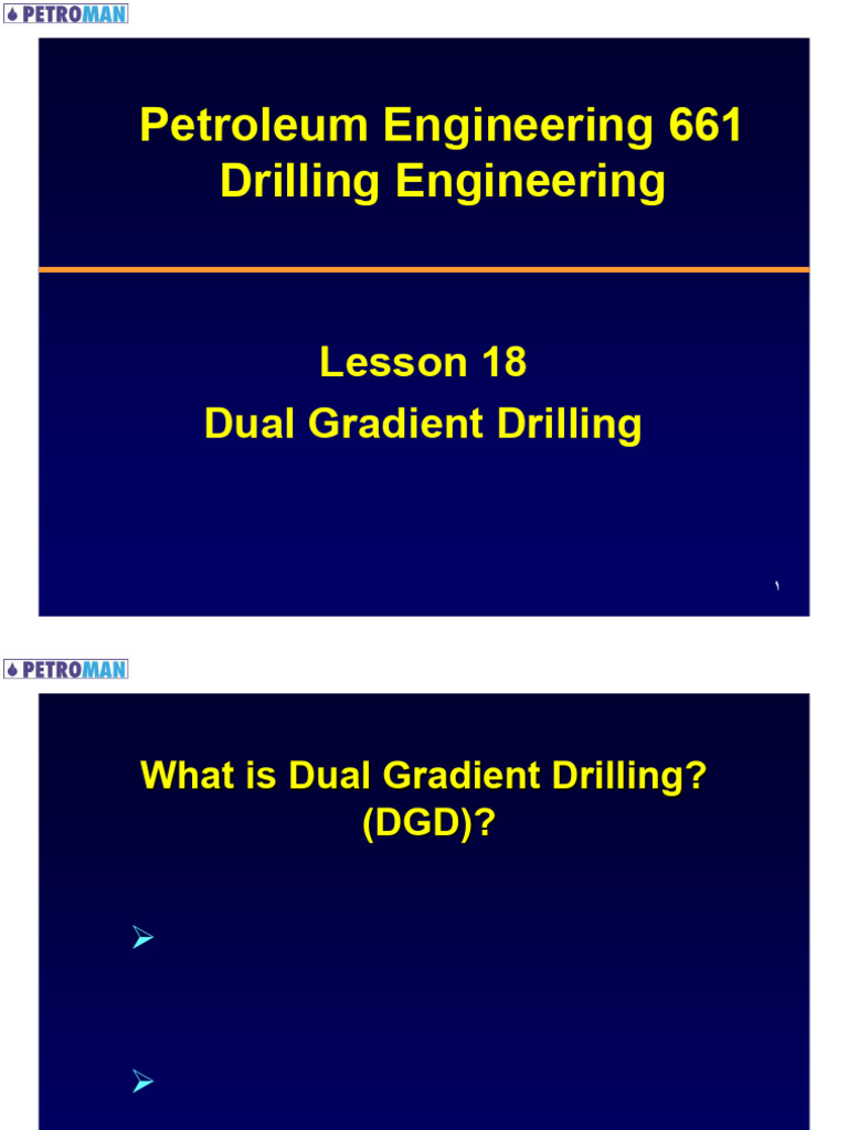 18. Dual-Gradient Drilling | PDF | Pressure | Oil Well