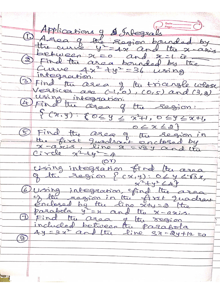 Applications of Integration | PDF