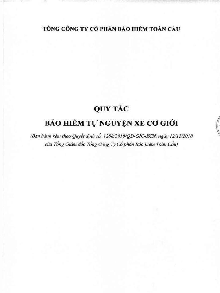 Quy Tac Tu Nguyen Xe Co Gioi | PDF
