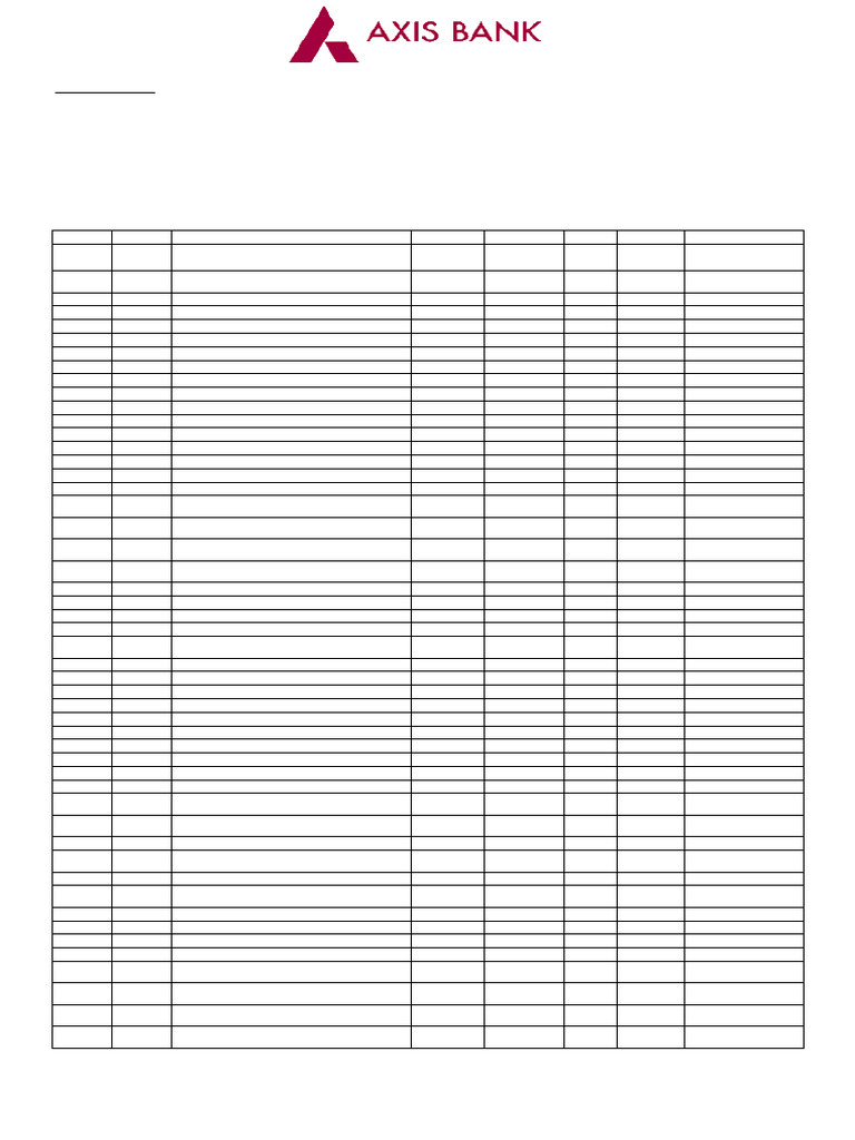 AXIS_BANK STATEMENT | PDF | Personal Finance | Economy Of India