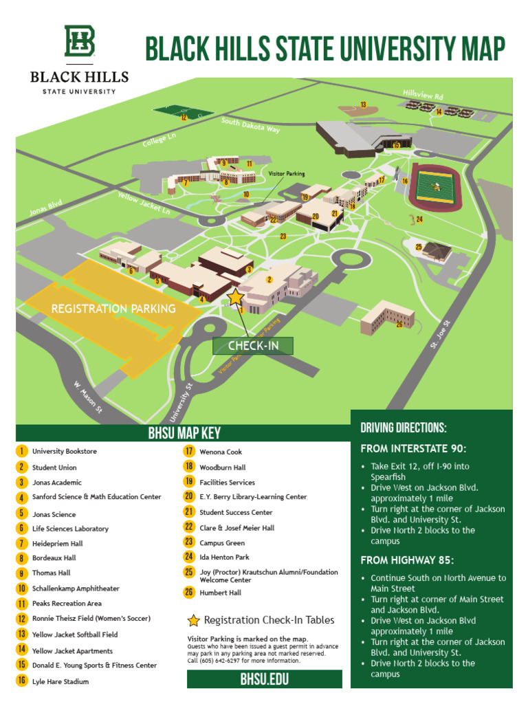 B Hsu Registration Campus Map 1 | PDF