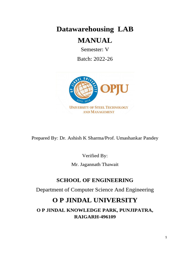 DWBI Lab Manual 2023-24 Final | PDF | Statistical Classification | Machine Learning