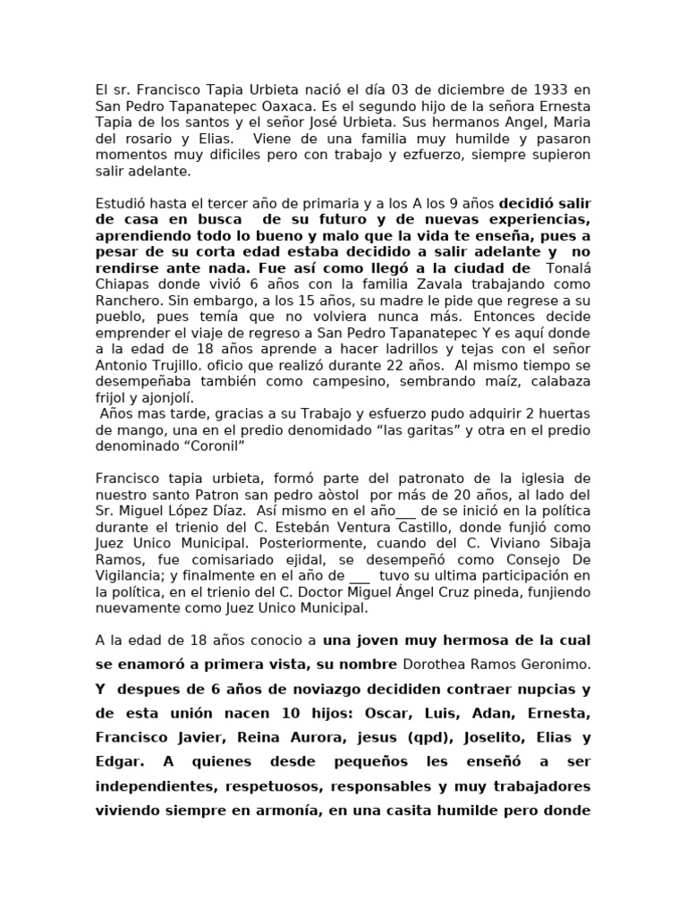 Programa 90 Años | PDF