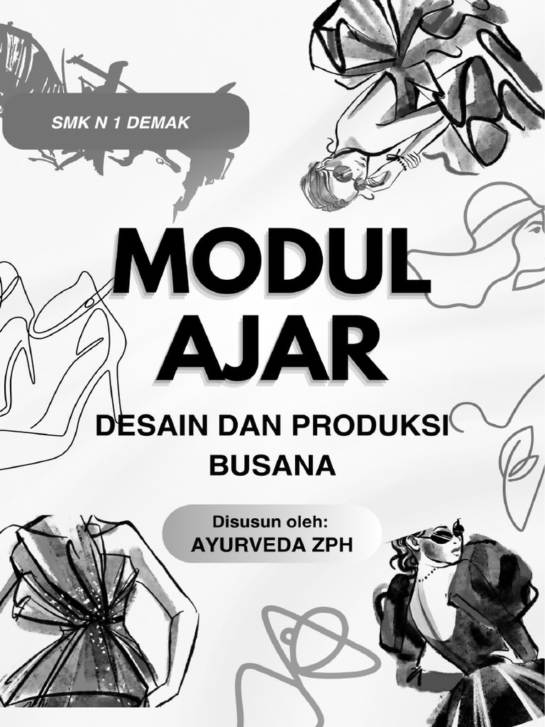MODUL AJAR PEMBUATAN BUSANA GAMIS | PDF