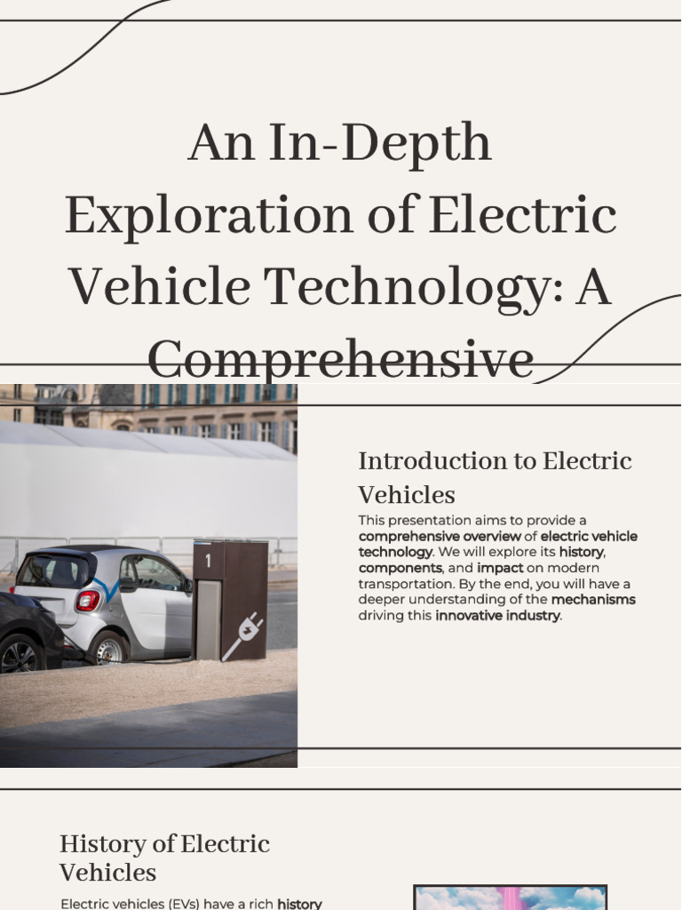 Slidesgo An in Depth Exploration of Electric Vehicle Technology A ...