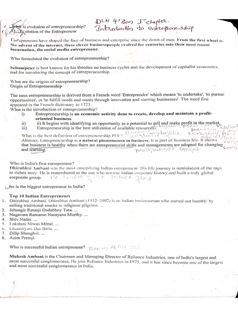 ED 1st Unit Notes | PDF